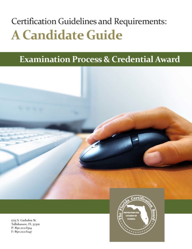 Policy & Procedure - Florida Certification Board